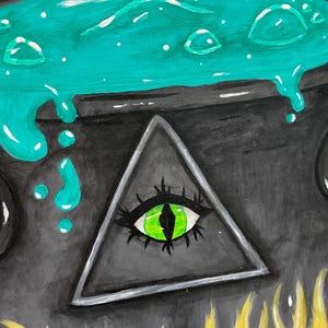 Witchy Cauldron Poster - Etsy