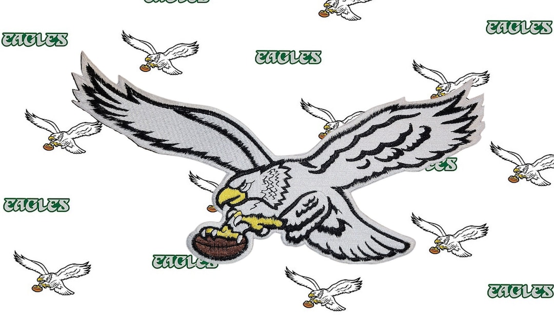 6-inch PHILADELPHIA EAGLES PATCH 80'S & 90'S Sew-on / Iron-on Patch 6 X 3 - Etsy