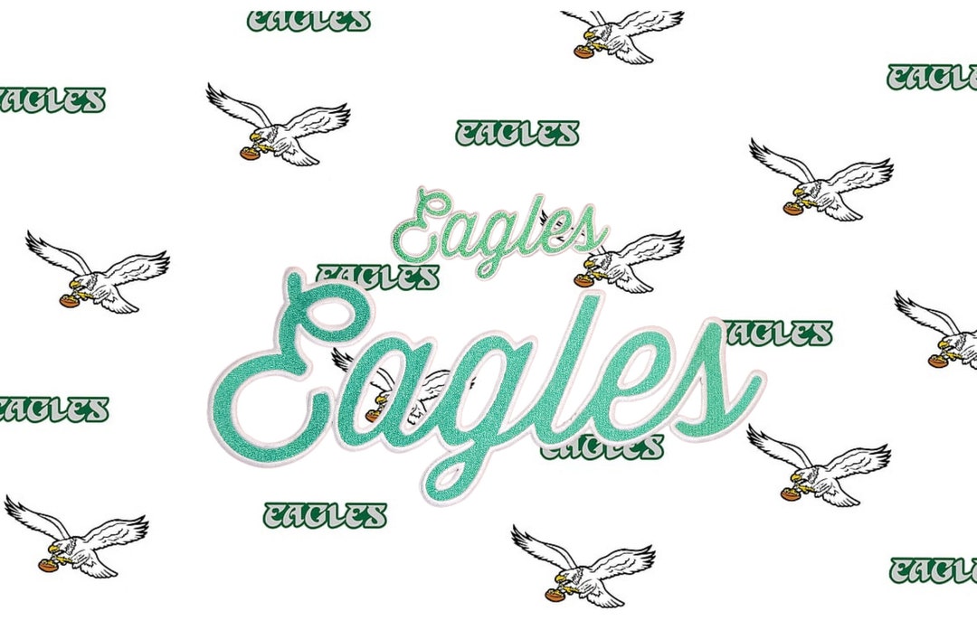 10-inch Philadelphia Eagles Patch Sew-on / Iron-on Patch - 2 PCS SET - Etsy