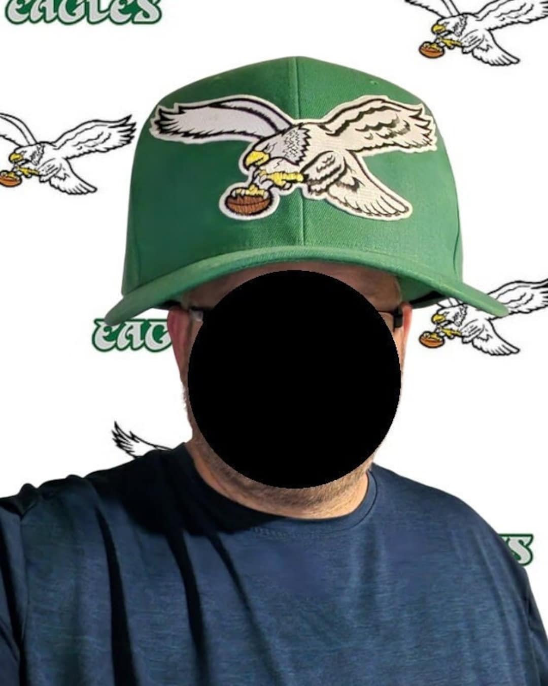Huge Oversized Philadelphia Eagles Kelly Green Cap Custom Made - Etsy