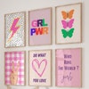 Girls Trendy Digital Prints Set of 30 Mega Bundle Wall Art , Dorm Decor ...