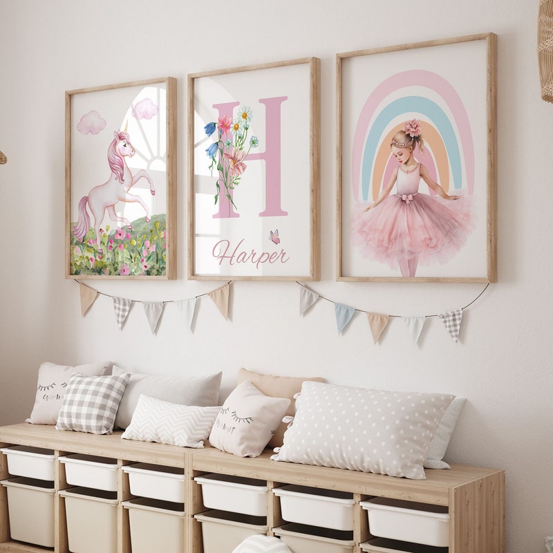 Girls Bedroom Art - Etsy