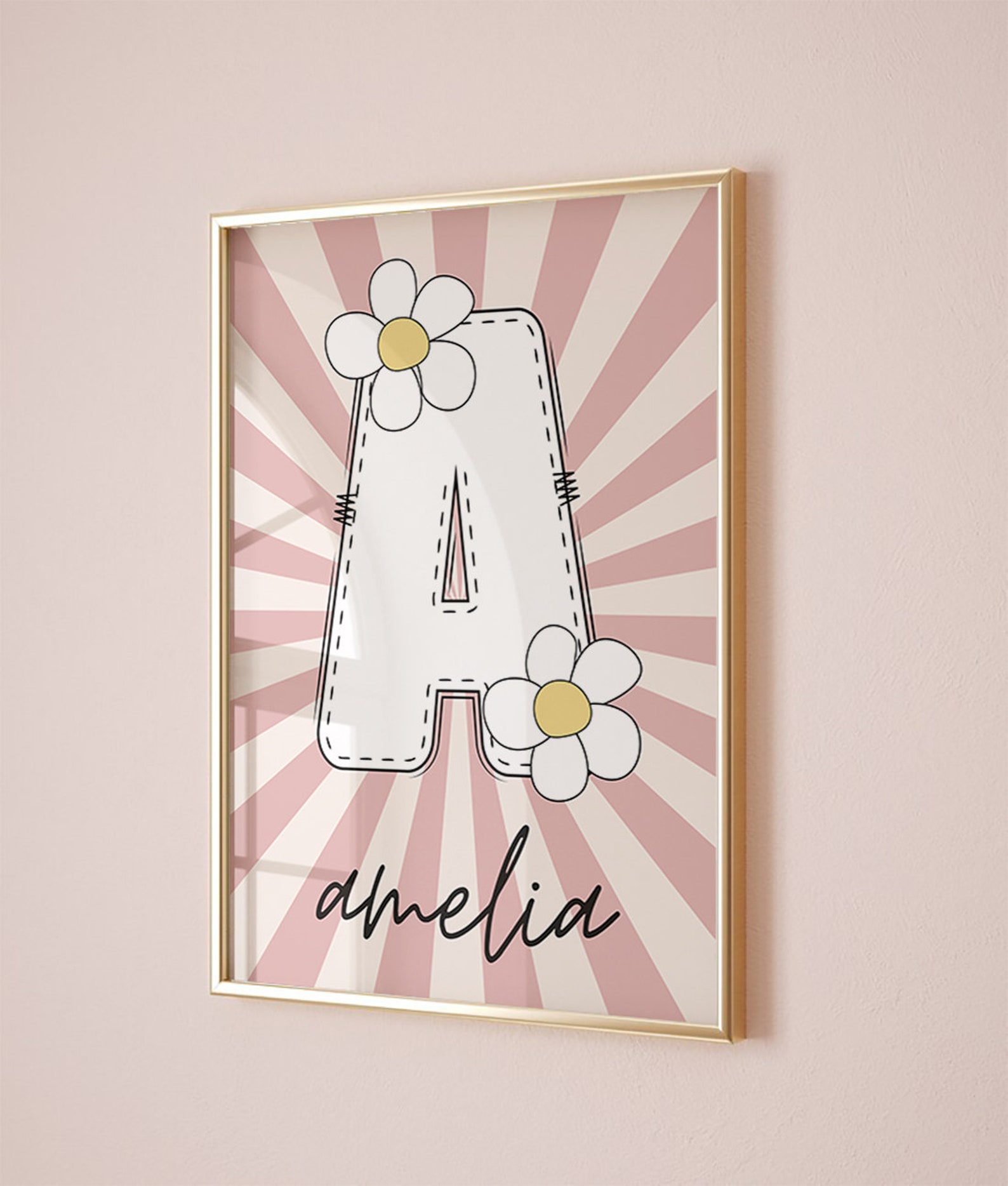 Girls Wall Art,custom Name Sign,girls Room or Nursery Pastel Prints ...