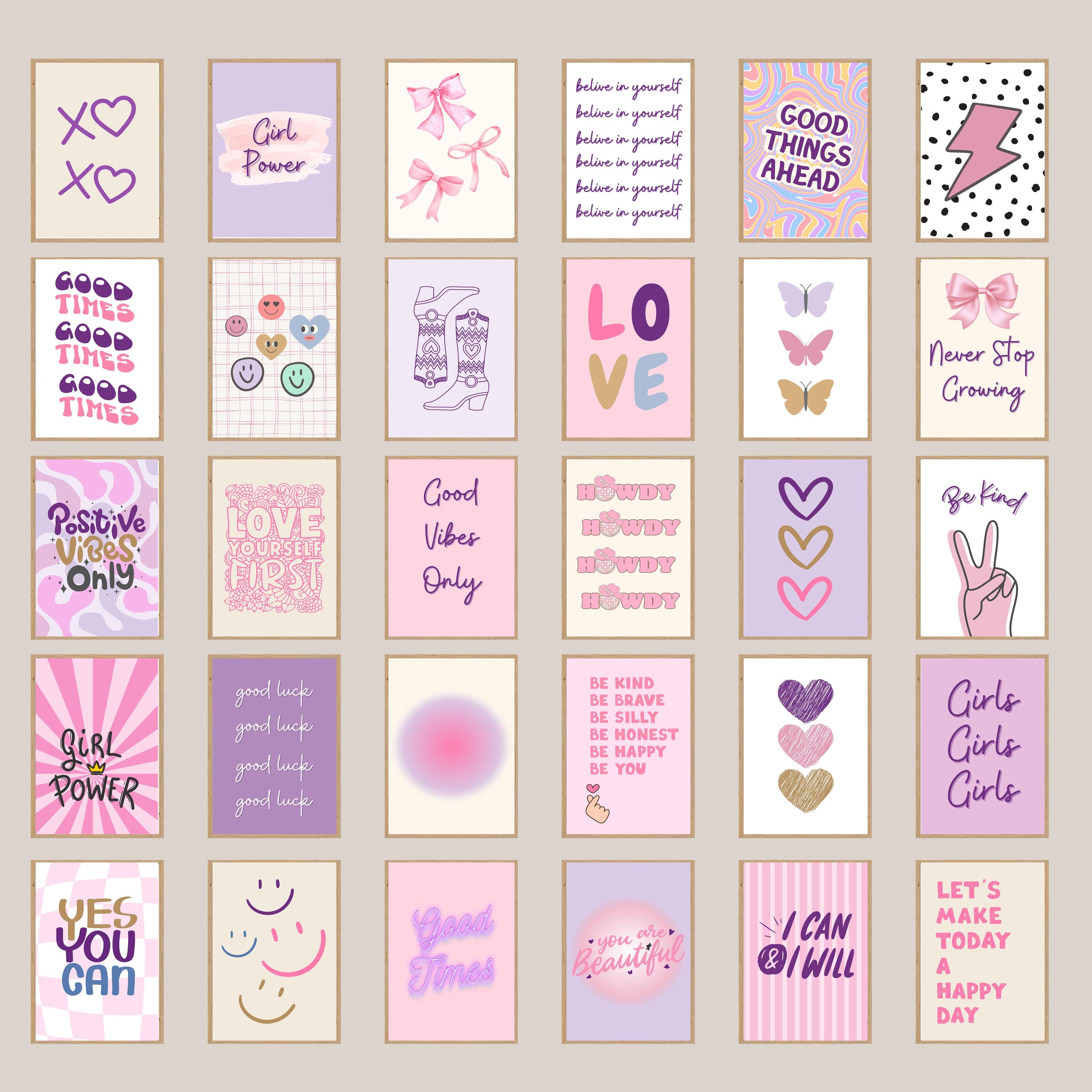 Girls Trendy Digital Prints Set of 30 Mega Bundle Wall Art , Dorm Decor ...