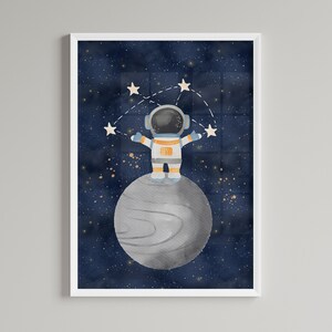 Space Nursery Prints, Outer Space Printable Wall Art Set of 3 for ...