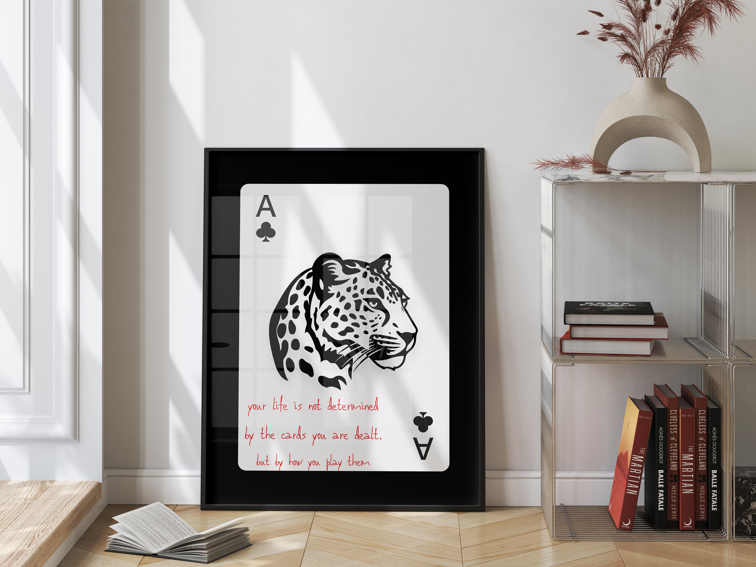 Playing Card Print Trendy Wall Art Prints Retro Card Decor Preppy ...