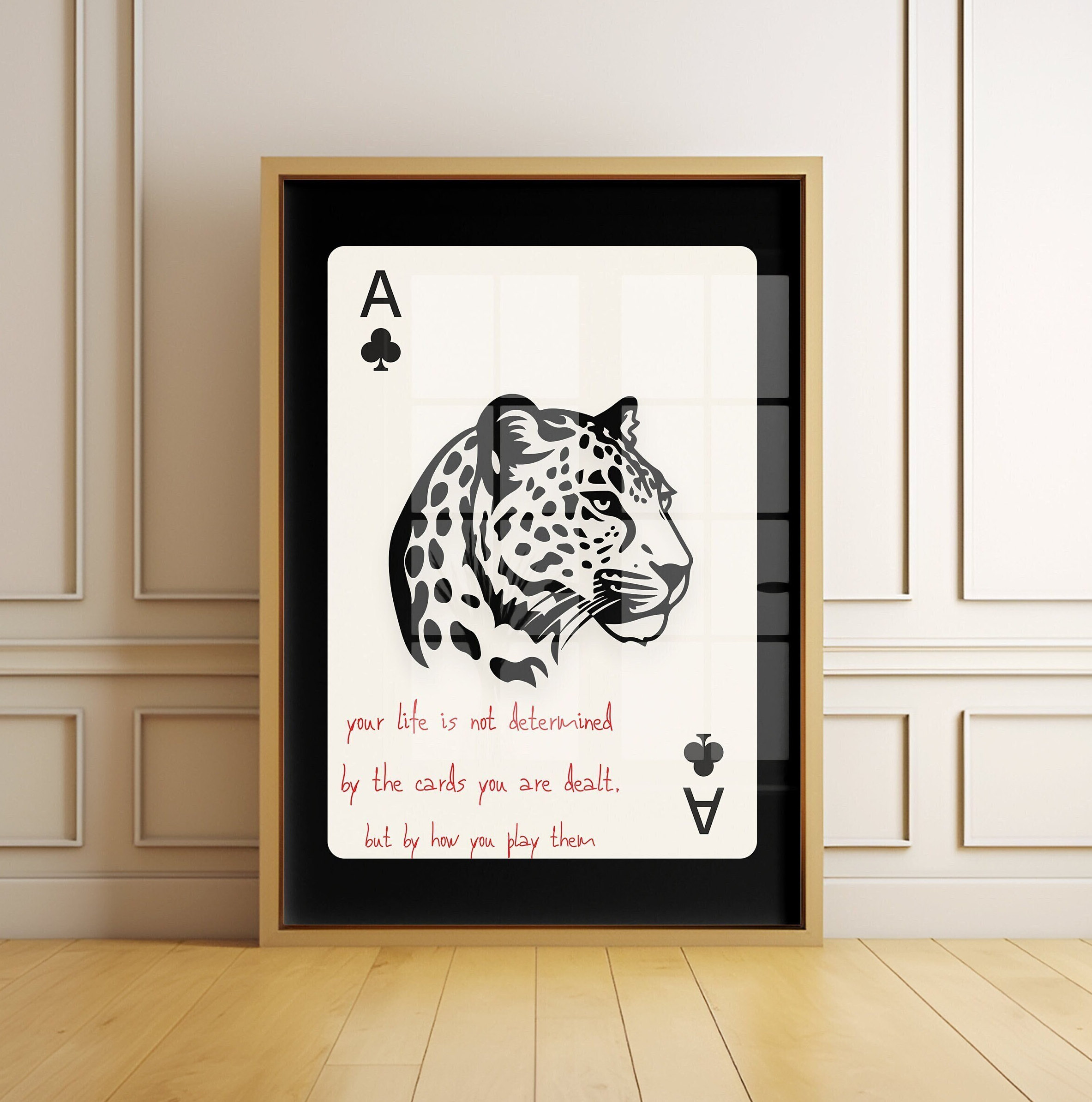 Playing Card Print Trendy Wall Art Prints Retro Card Decor Preppy ...