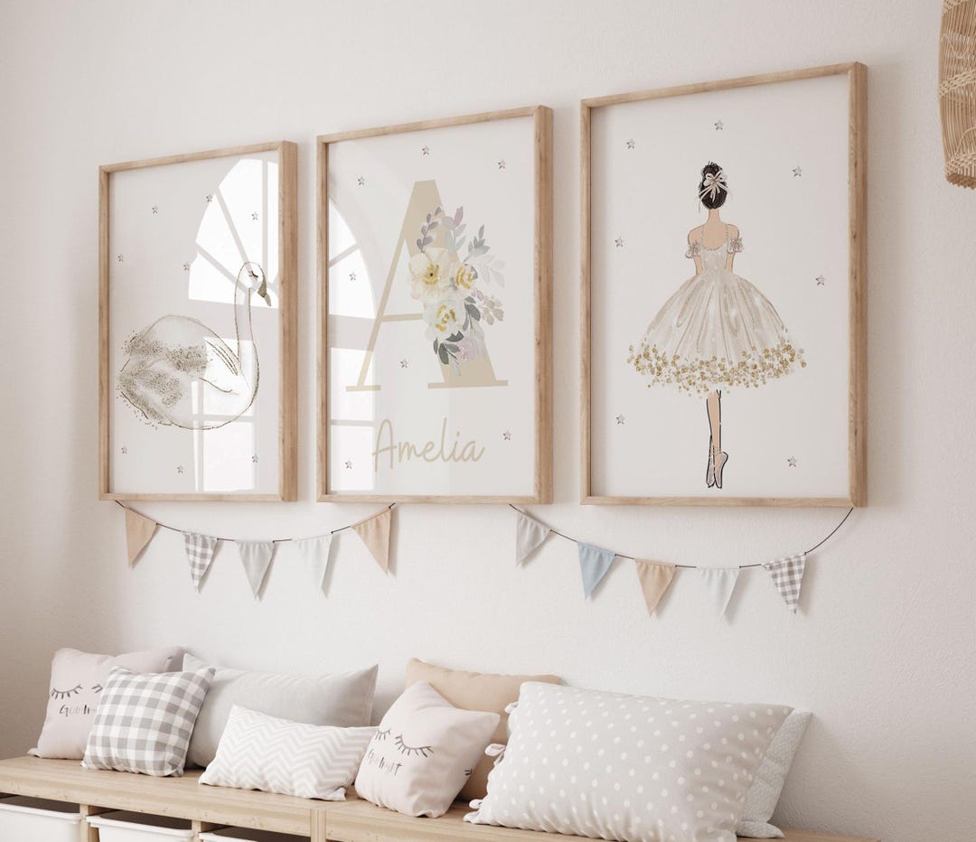 Girls Bedroom Prints, Girls Wall Art, Ballerina Prints, Duck Wall Aryt ...