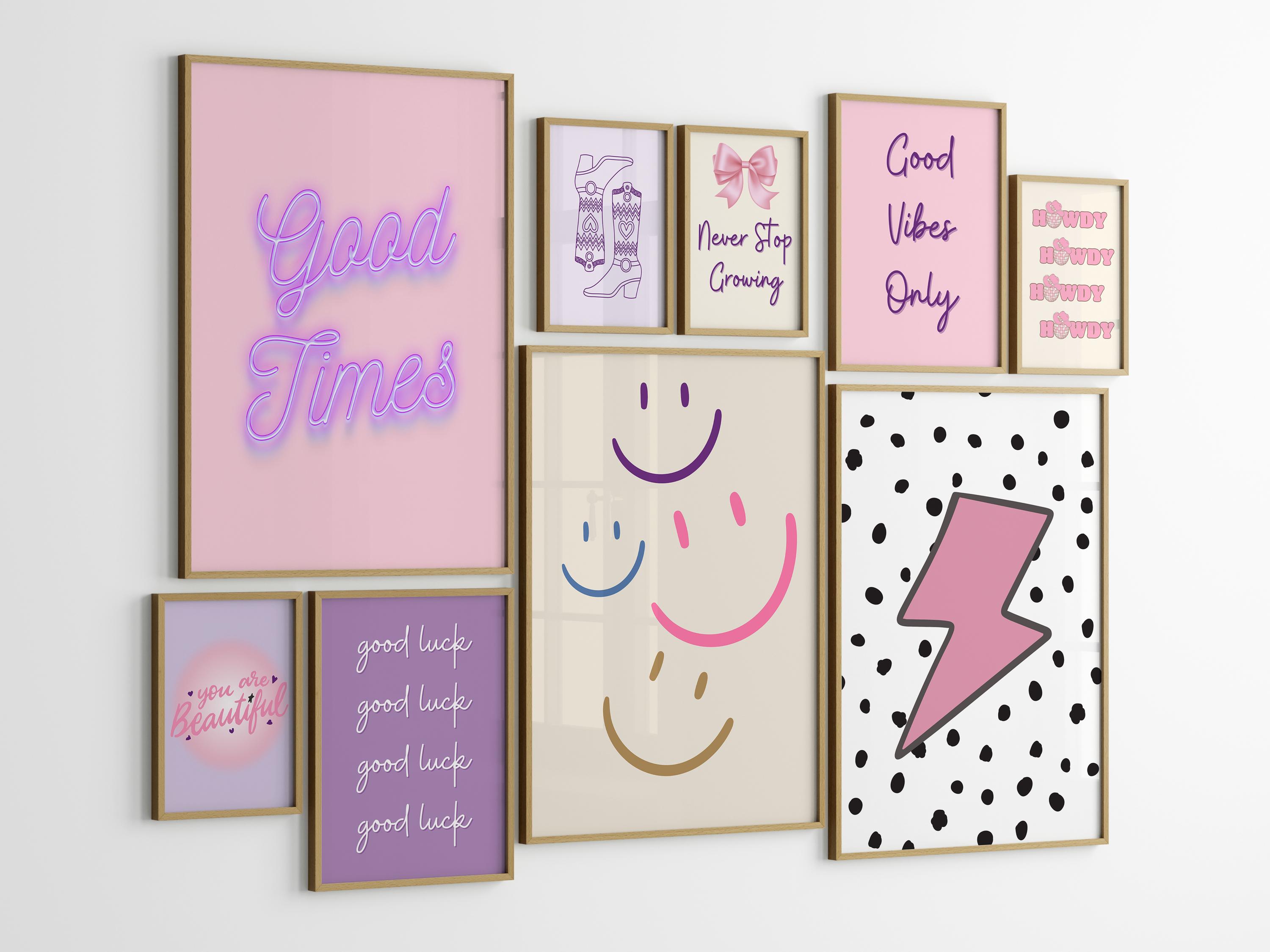 Girls Trendy Digital Prints Set of 30 Mega Bundle Wall Art , Dorm Decor ...
