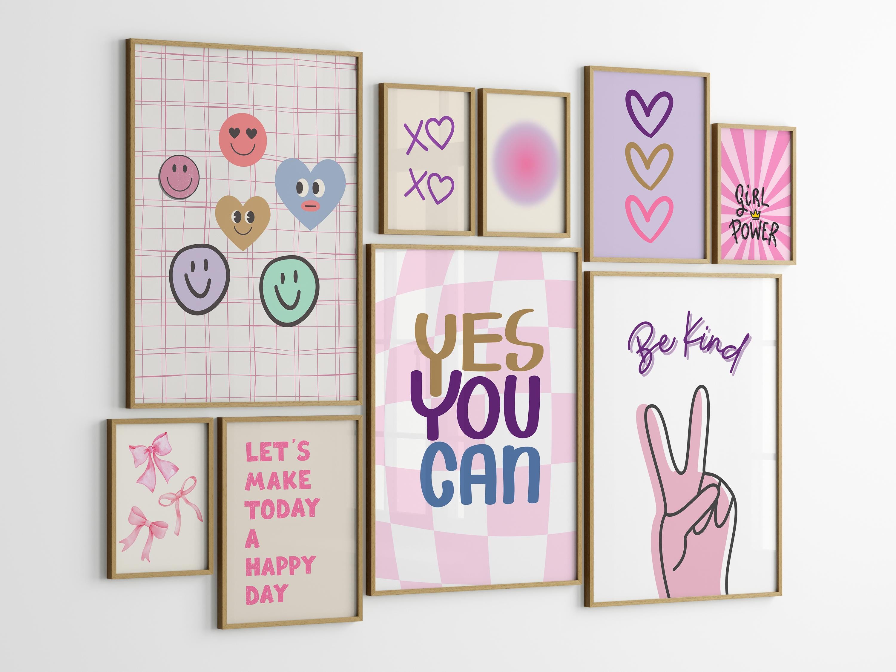 Girls Trendy Digital Prints Set of 30 Mega Bundle Wall Art , Dorm Decor ...
