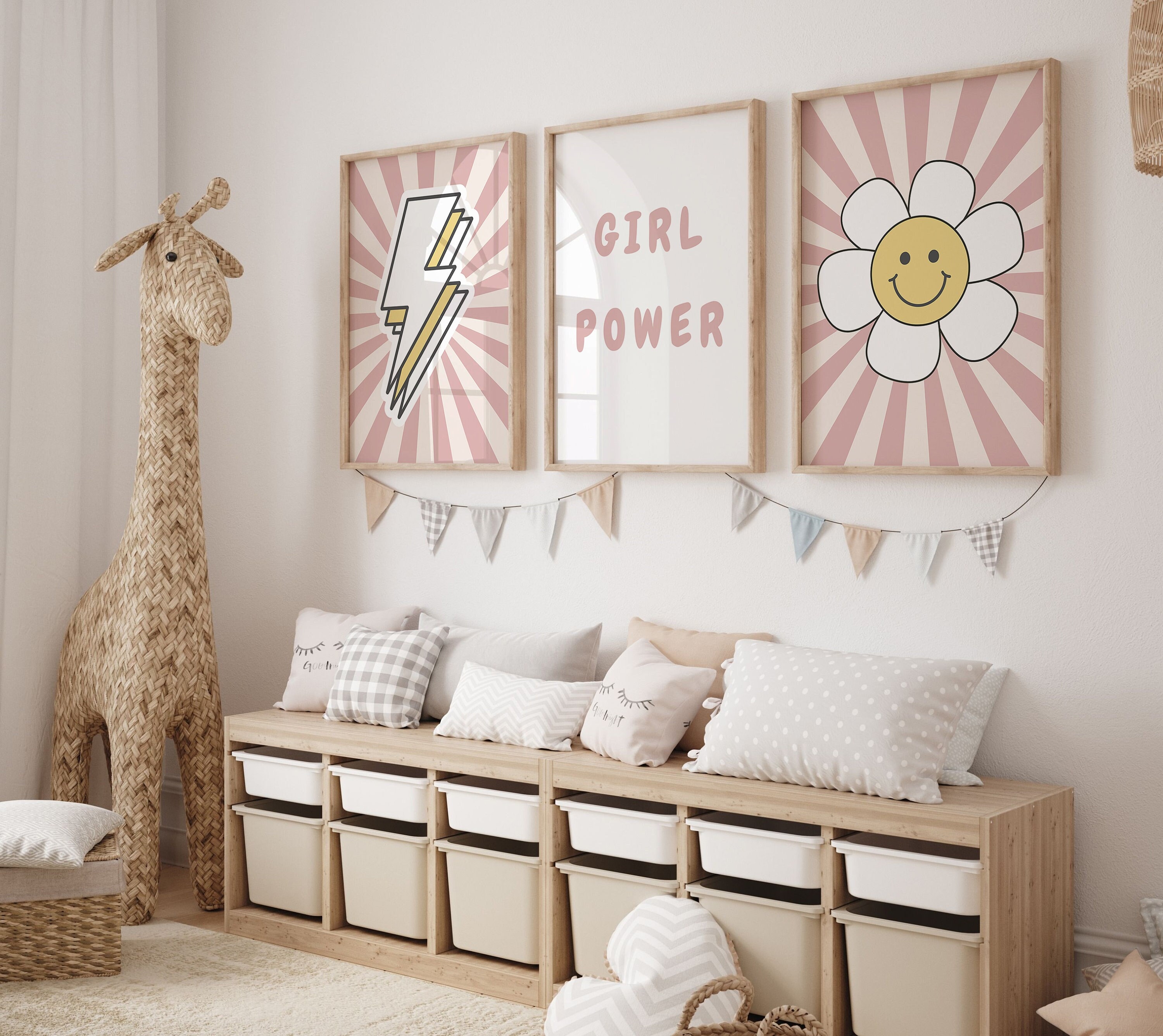 Girls Wall Art,custom Name Sign,girls Room or Nursery Pastel Prints ...