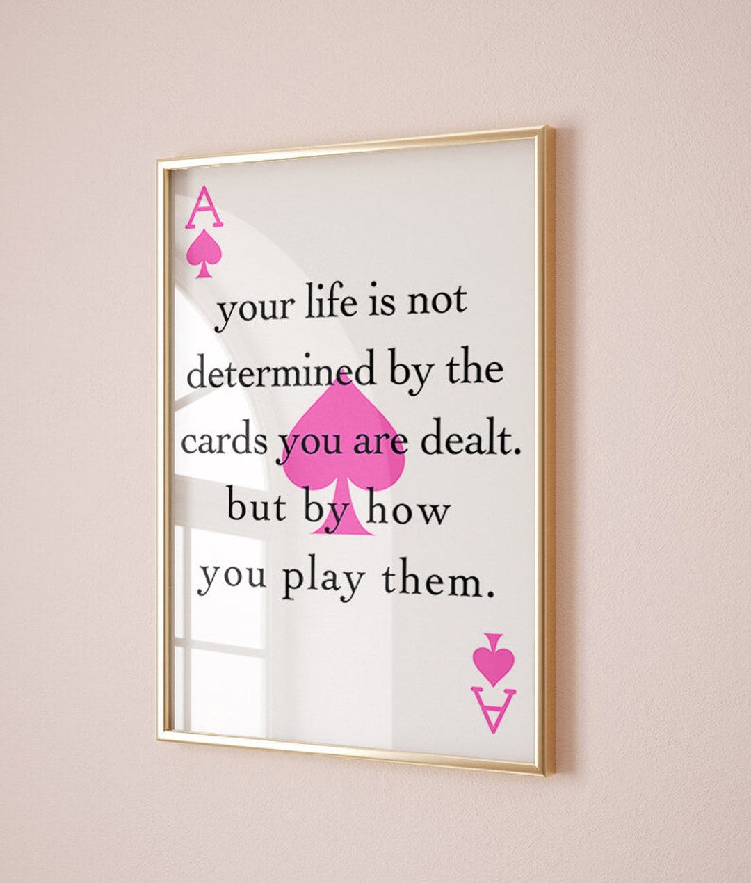 Retro Ace of Spades Card Print,luxury Playing Cards Print ,ace of ...