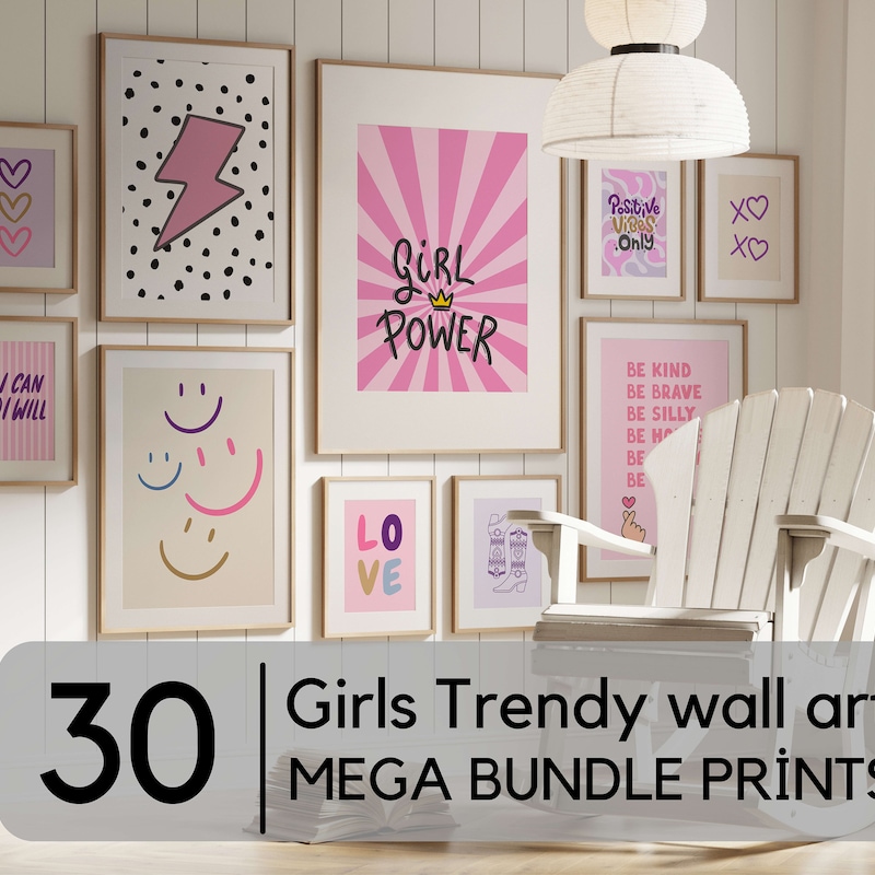Girls Wall Art - Etsy