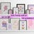 Girls Trendy Digital Prints Set of 30 Mega Bundle Wall Art , Dorm Decor ...