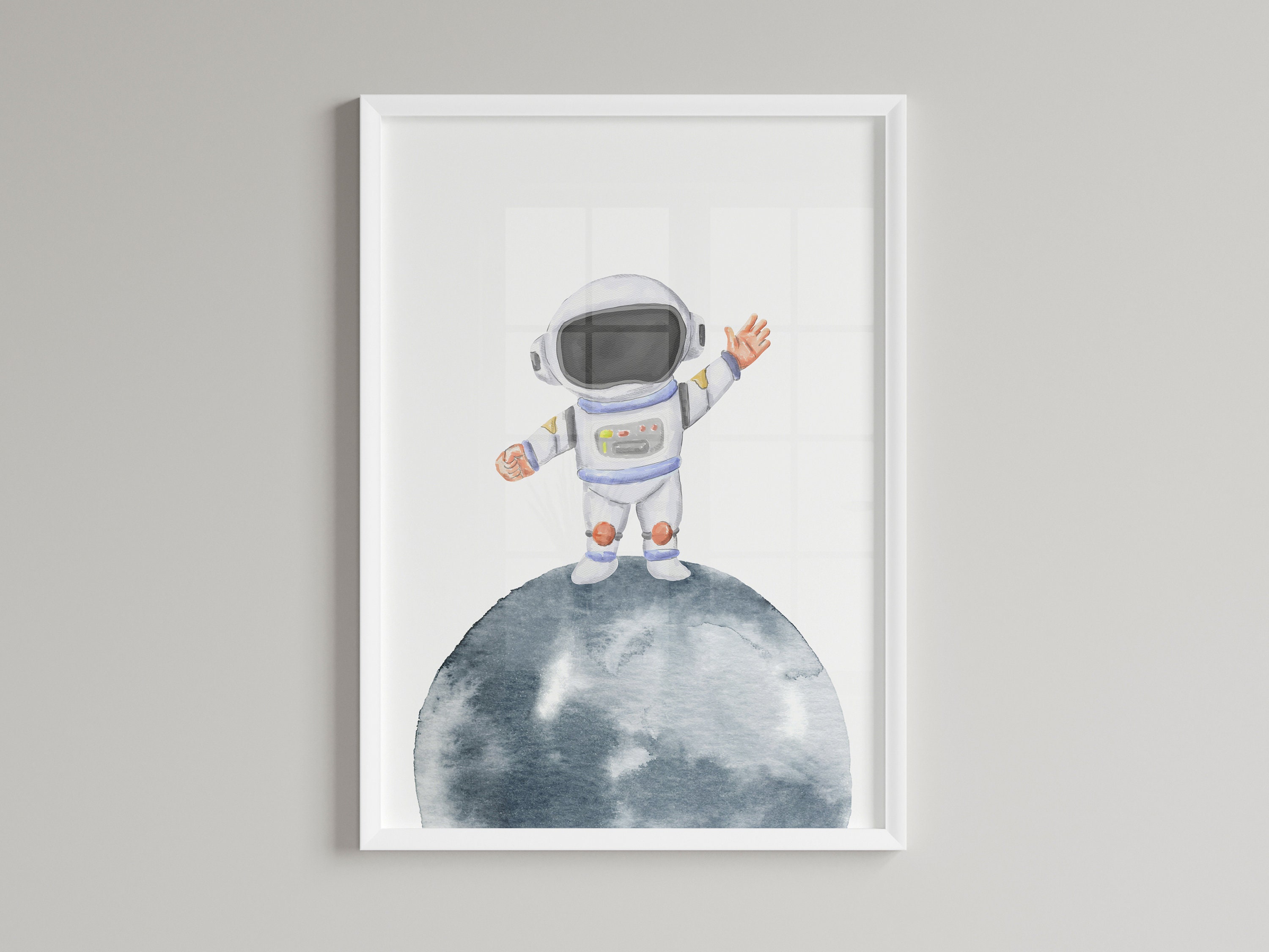 Space Nursery Prints, Outer Space Printable Wall Art Set of 3 for ...