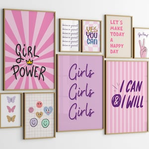 Girls Trendy Digital Prints Set of 30 Mega Bundle Wall Art , Dorm Decor ...