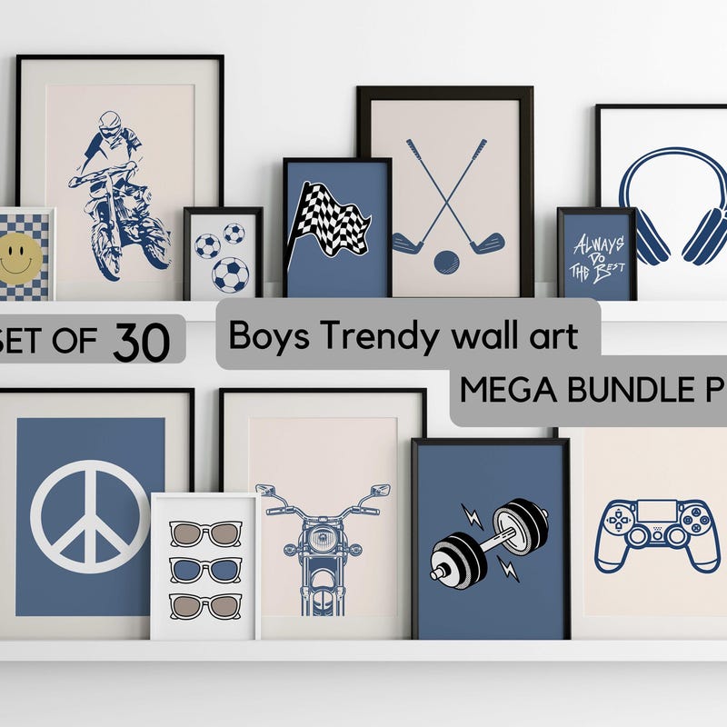 Boys Room Wall Decor - Etsy