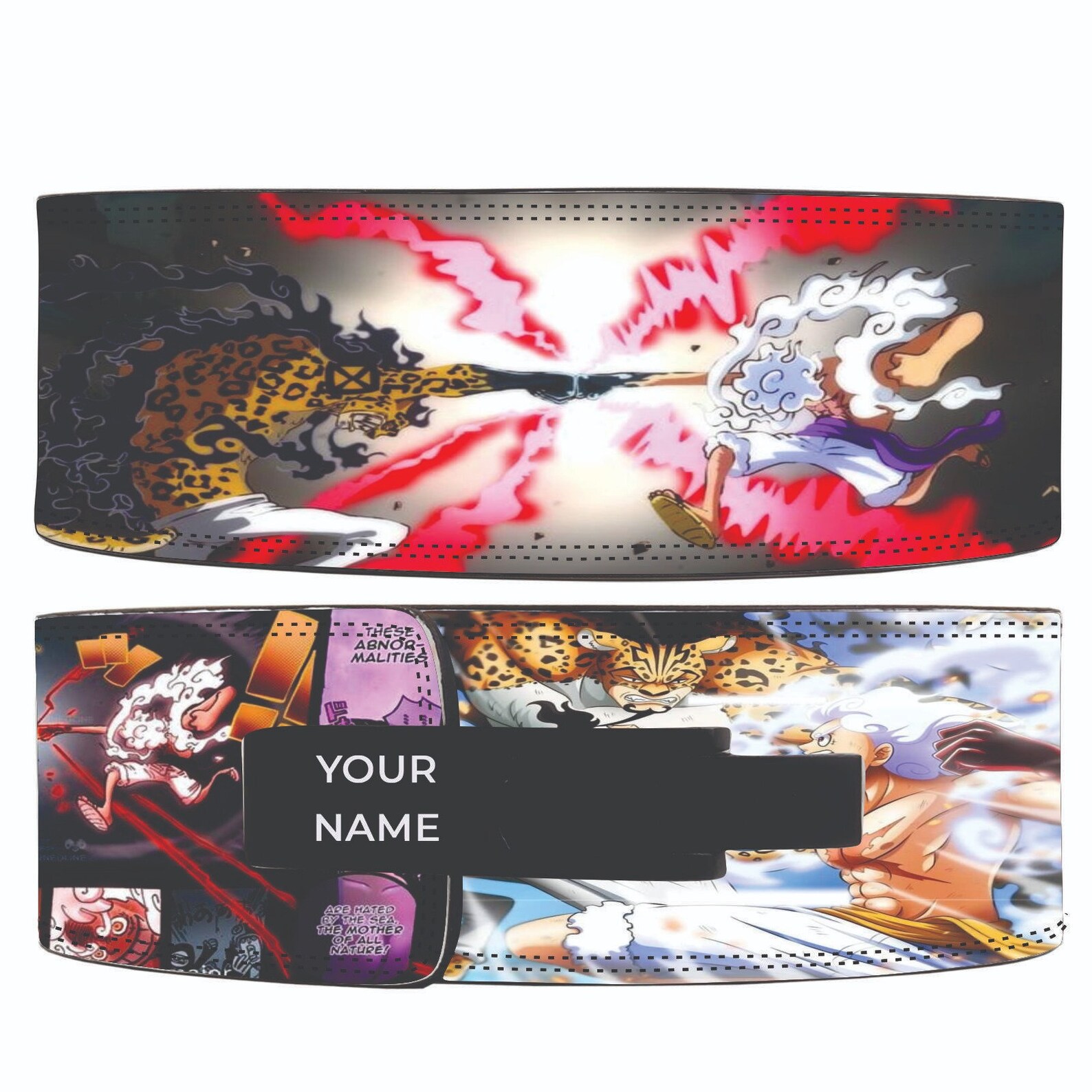 Luffy One Piece Anime Powerlifting Lever Belt One Piece Anime Gym Belt ...