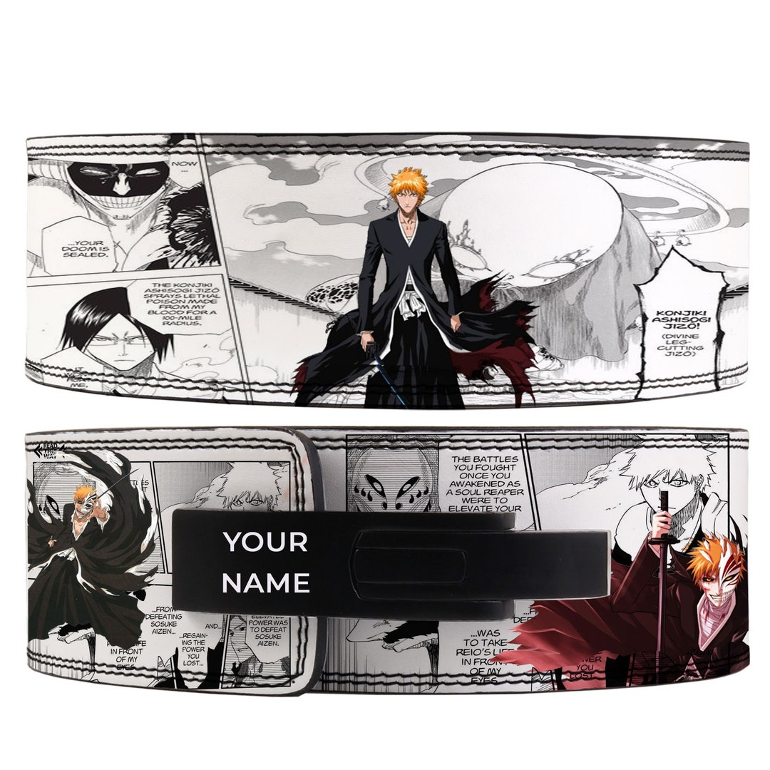Ichigo Manga Anime Lever Belt Powerlifting Lever Belt Anime Gym Belt ...