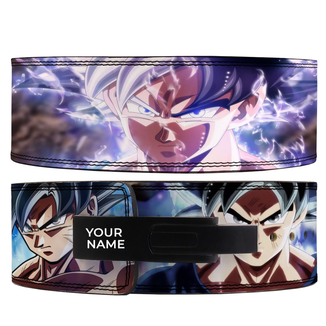 Goku Anime Beltgoku Ultra Instinct Beltpowerlifting Custom Lever Belt ...
