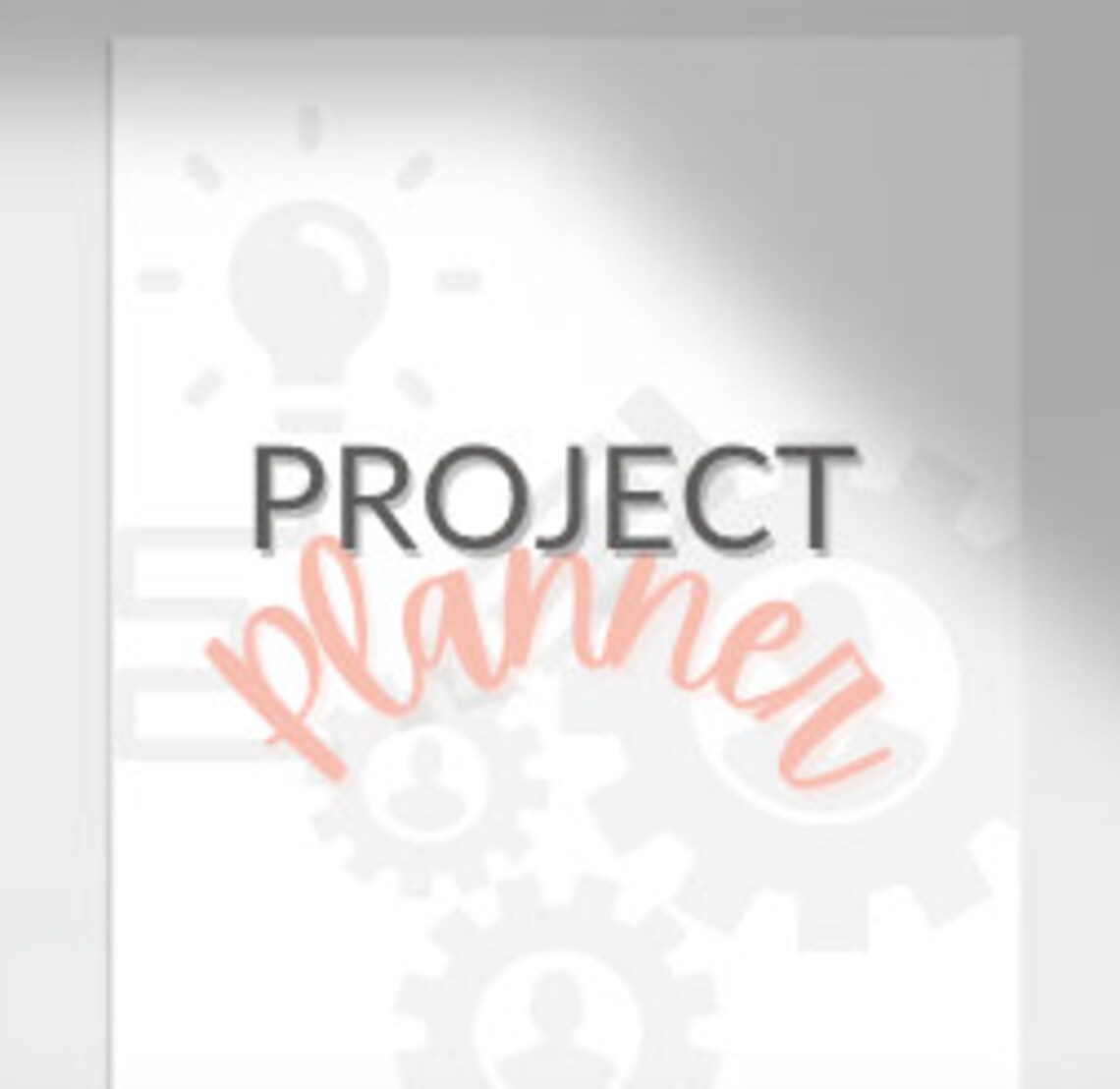 Project Planner Printable | Project Planner PDF | Project Planning ...
