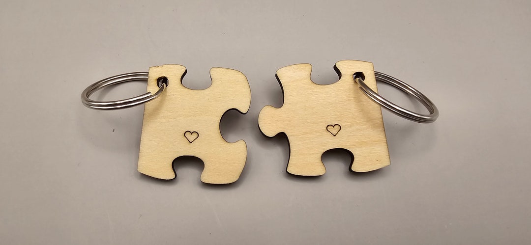 Puzzle Key Ring - Etsy