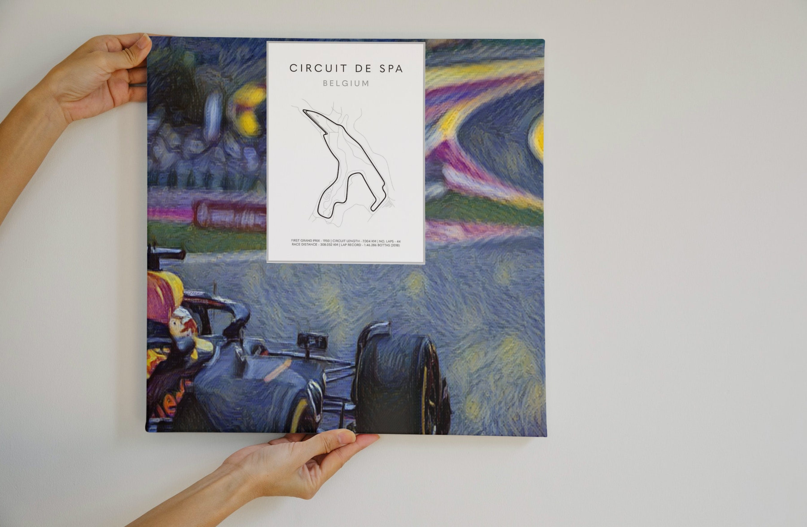 Max Verstappen Red Bull RB19 2023 SPA Circuit Poster Print - Etsy