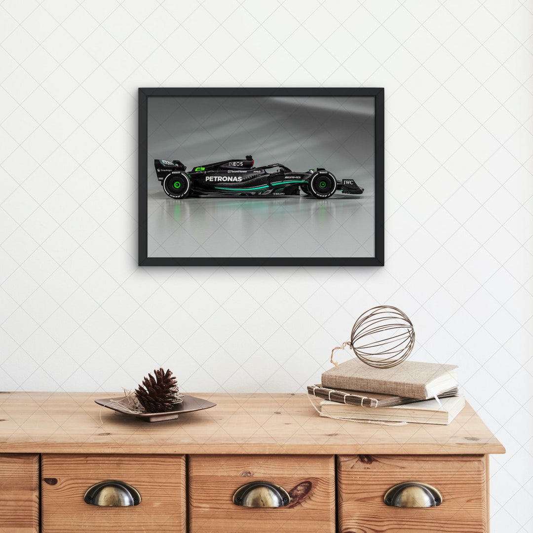 Stunning Mercedes W14 2023 F1 Poster Print - Etsy