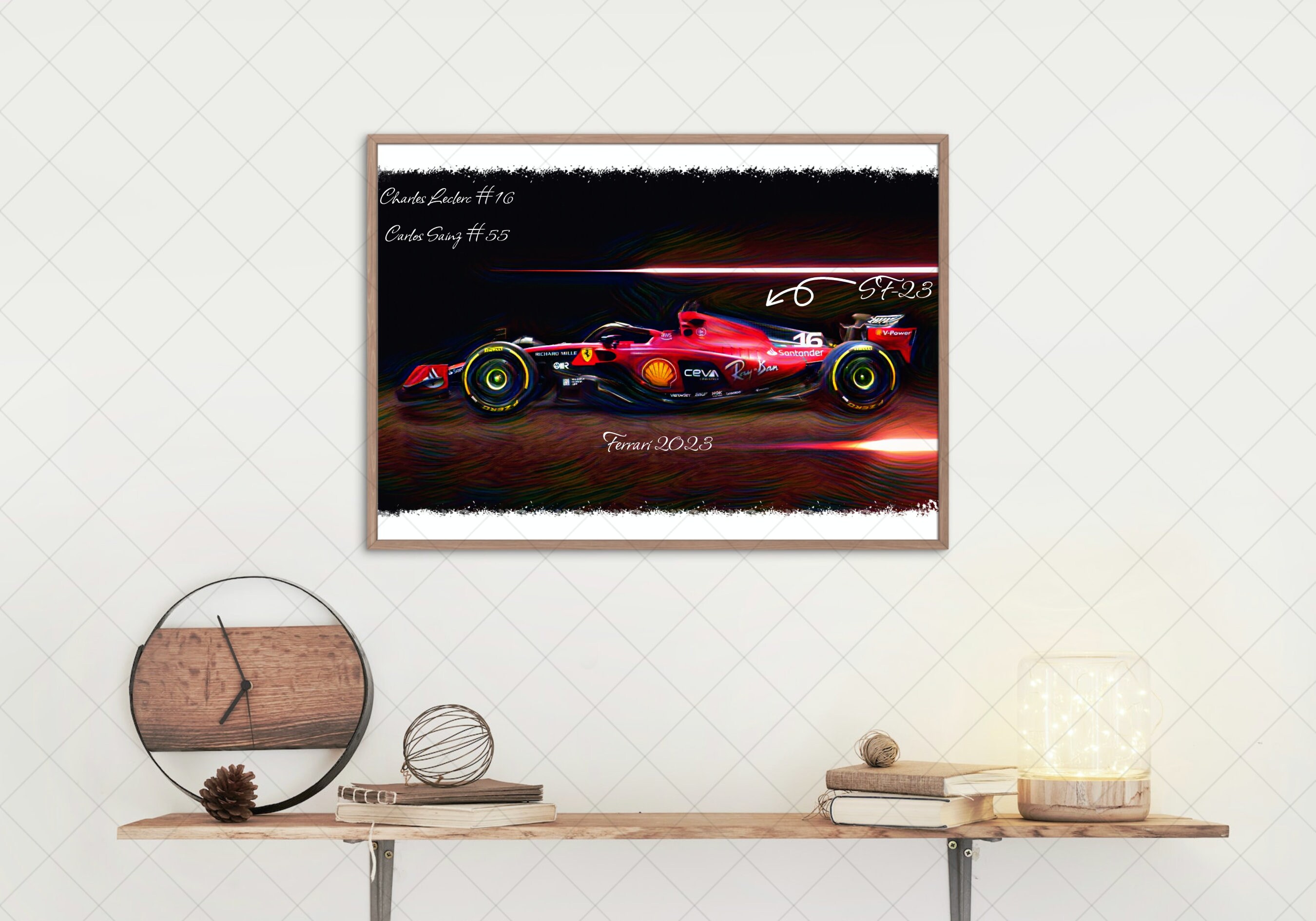Ferrari F1 SF23 2023 Poster Print - Etsy