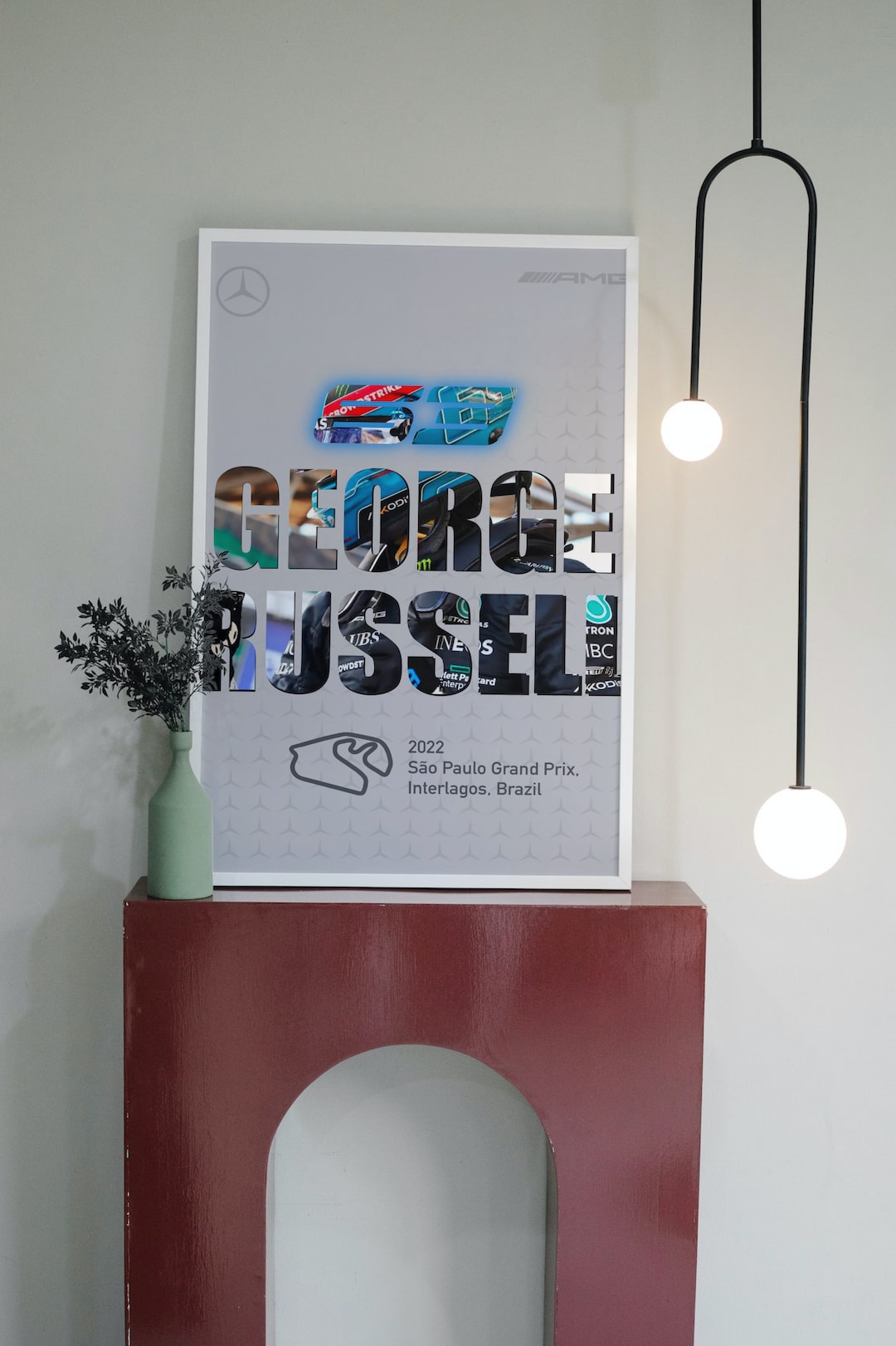 George Russell First Win F1 Poster Print - Etsy