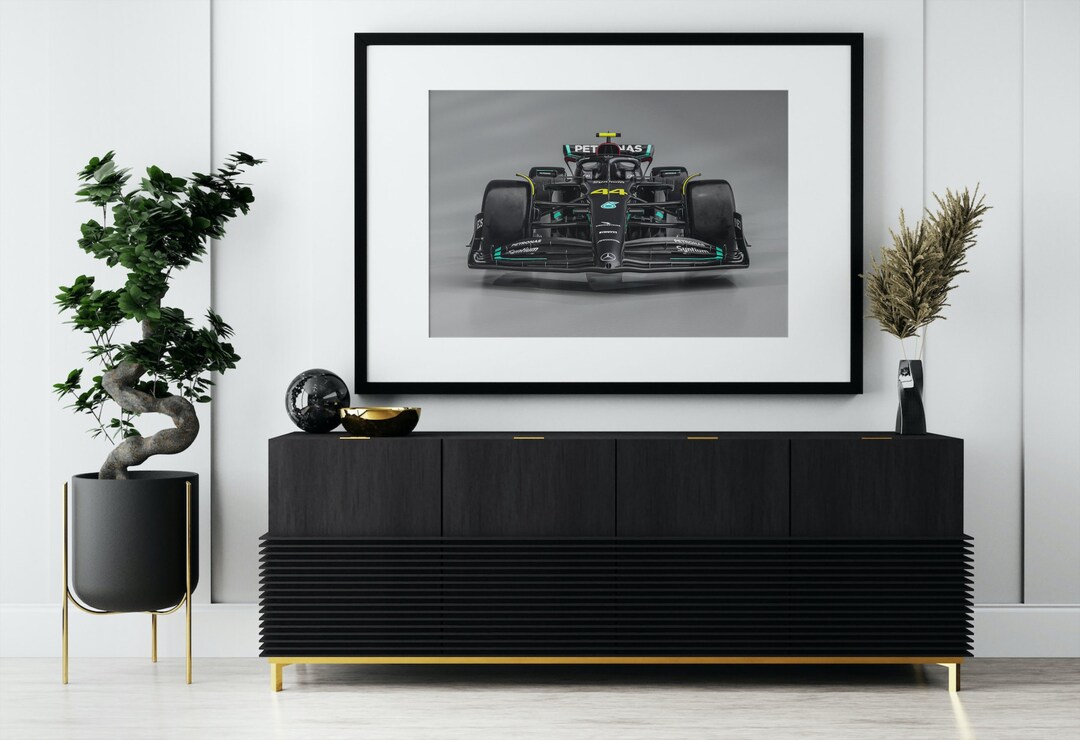 Stunning Mercedes F1 2023 Poster Print Lewis Hamilton - Etsy UK