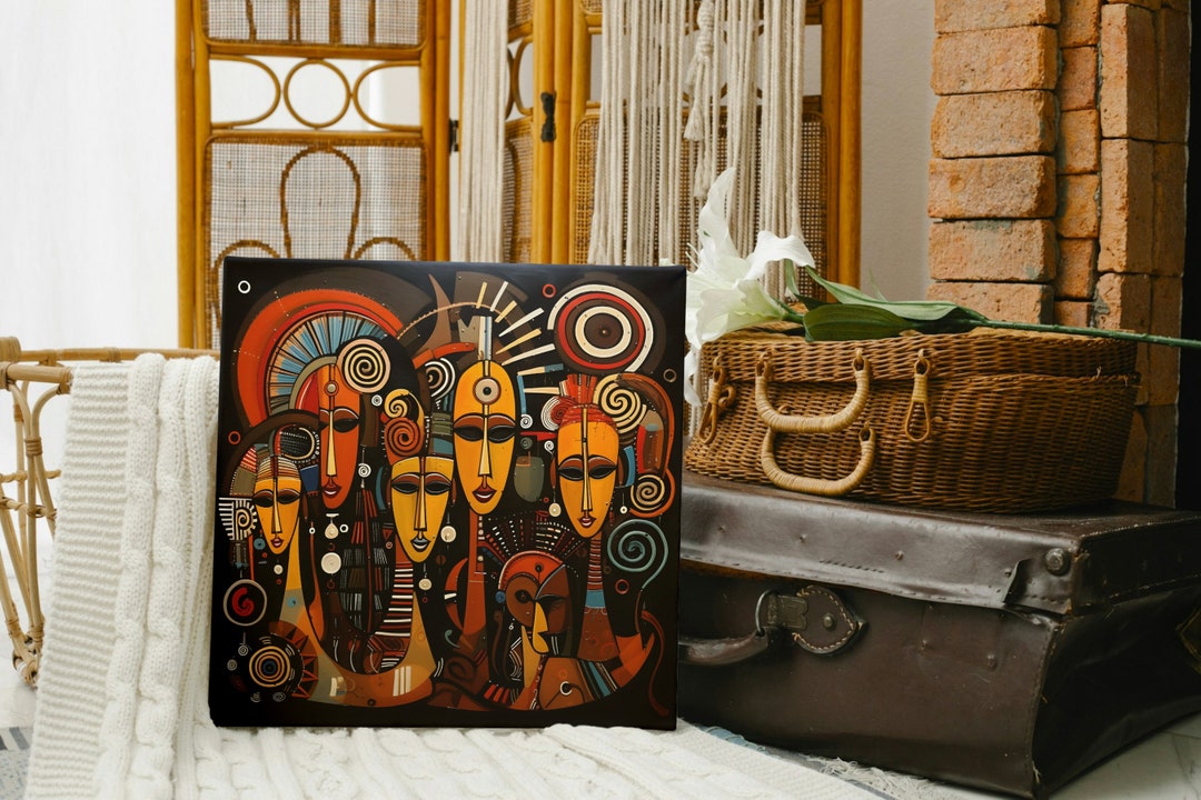 Stunning African Abstract Art Poster Print - Etsy