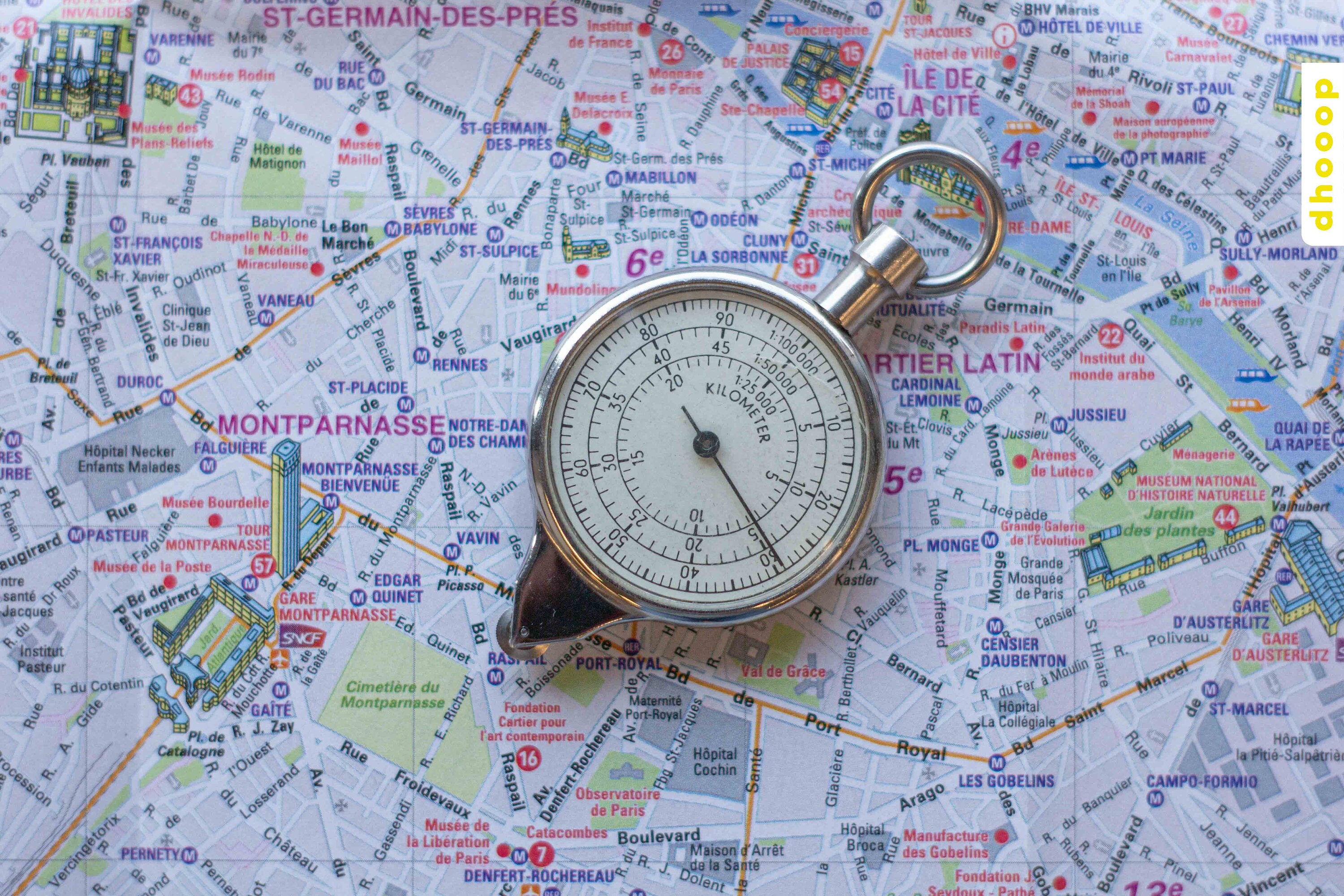 Opisometer, Map Measurer, Curvimeter, Meilograph, Vintage Map Tool ...