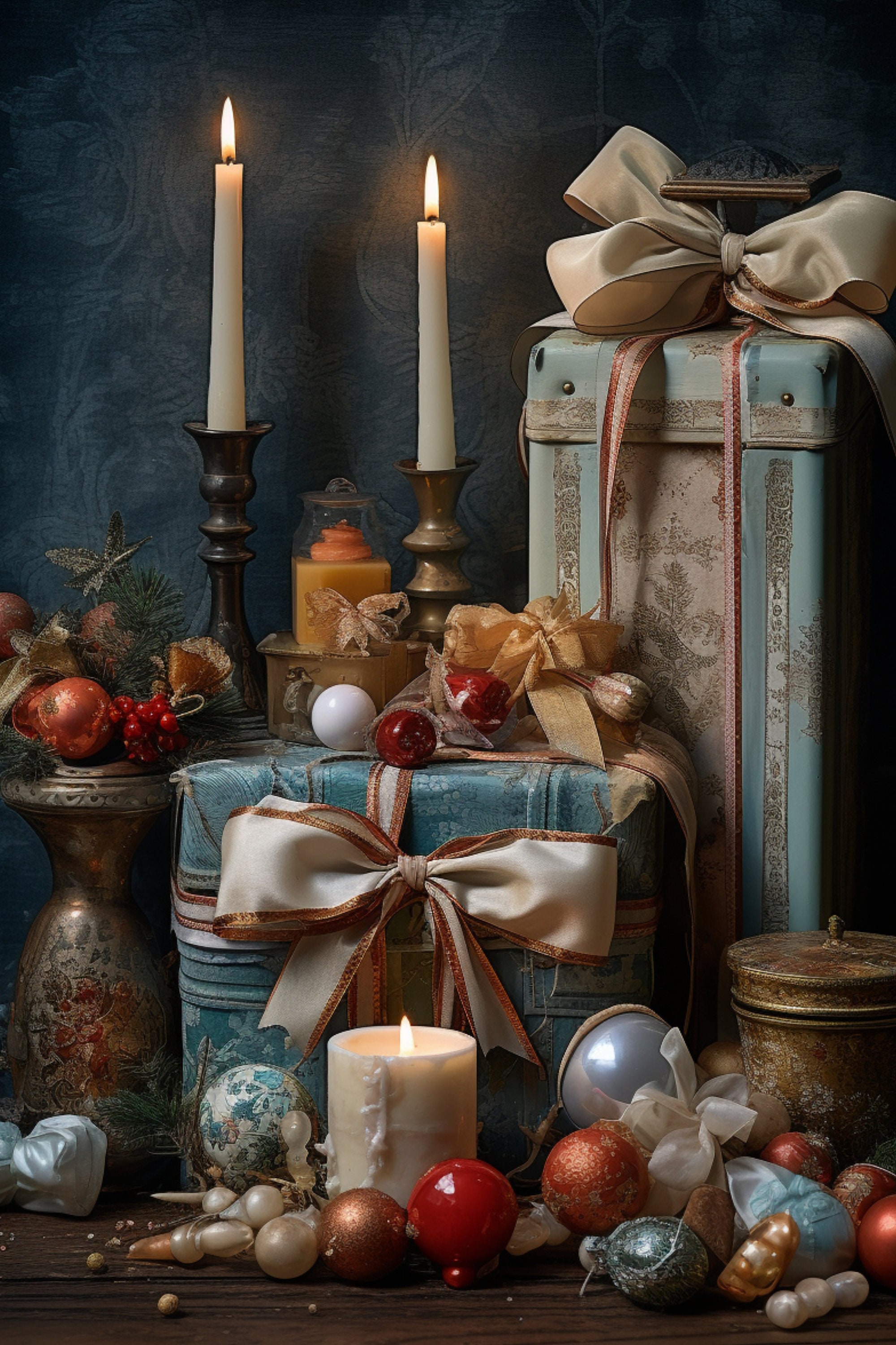 Moody Christmas Still Life Printable Dark Xmas Print Christmas - Etsy