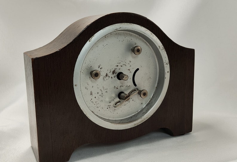 20th Century German Desk Mantle Table Cabinet Windup Clock - Etsy