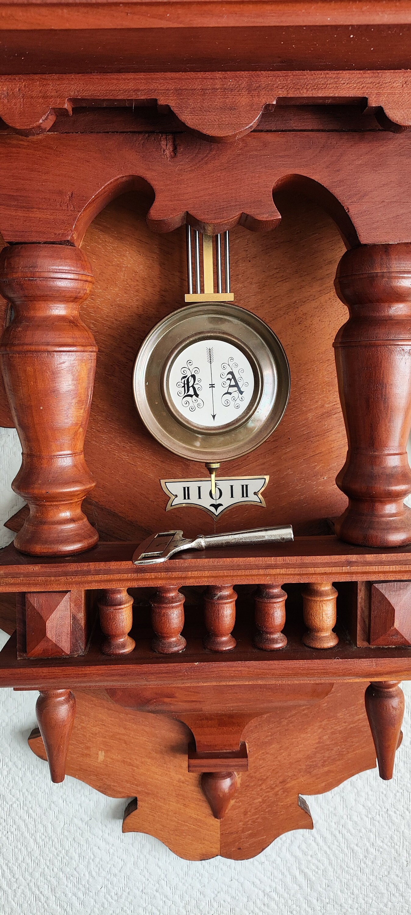 Franz Hermle & Sons Mechanical Wall Pendulum Clock - Etsy