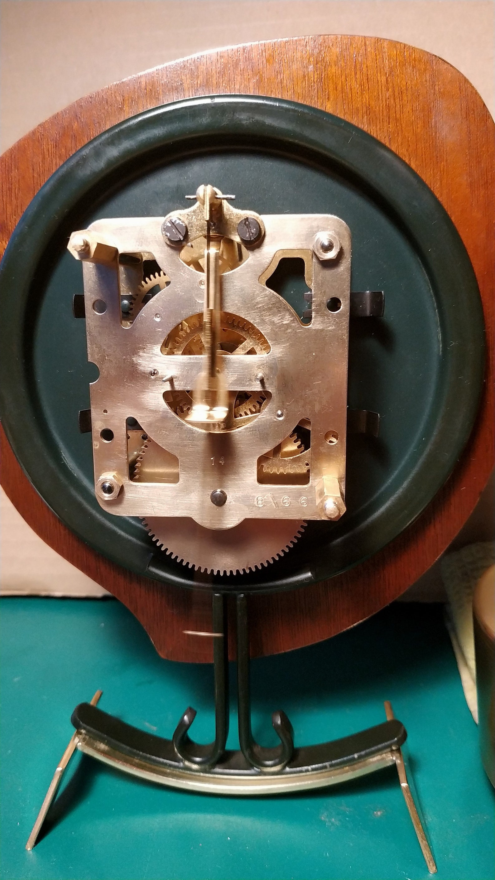 Mid Century Winding Mantel Clock by Orfac Netherlands - Etsy