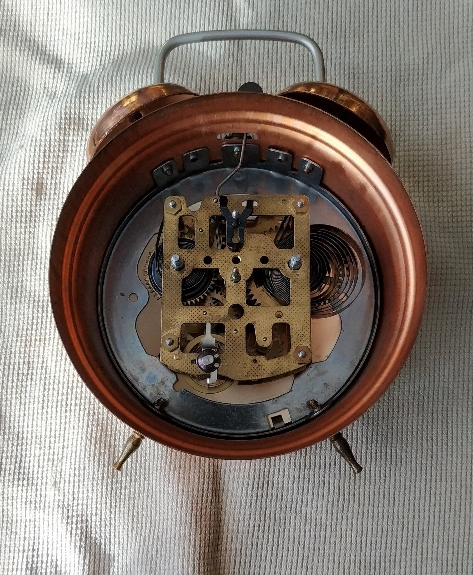 Mauthe Vintage German Wind-up Alarm Clock 2 Bells Working Condition - Etsy