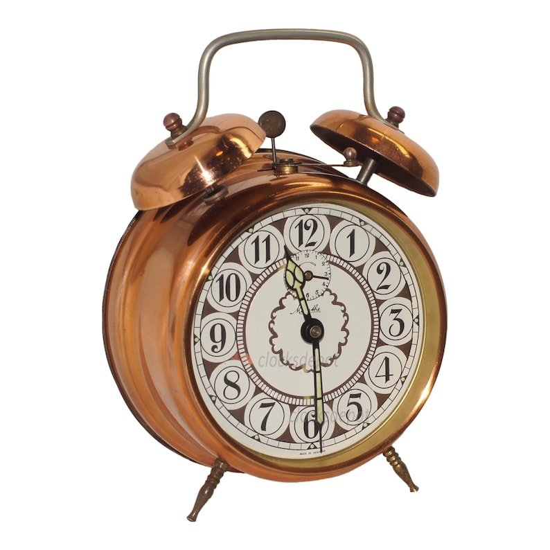 Mauthe Vintage German Wind-up Alarm Clock 2 Bells Working Condition - Etsy