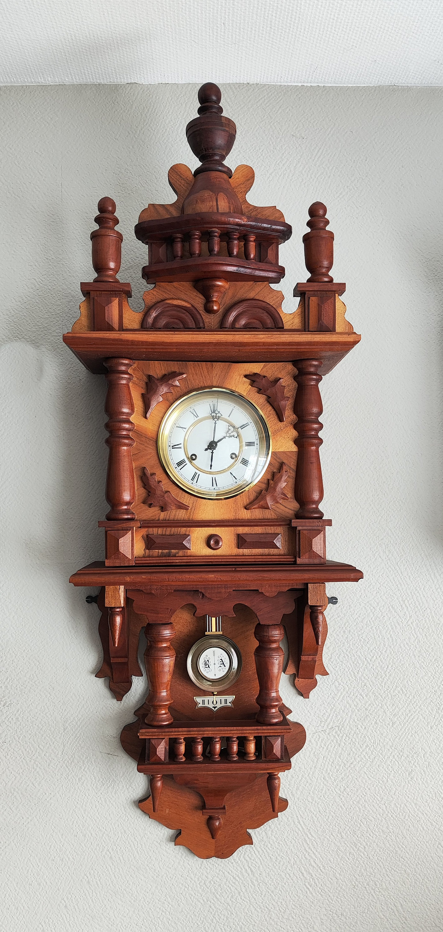 Franz Hermle & Sons Mechanical Wall Pendulum Clock - Etsy