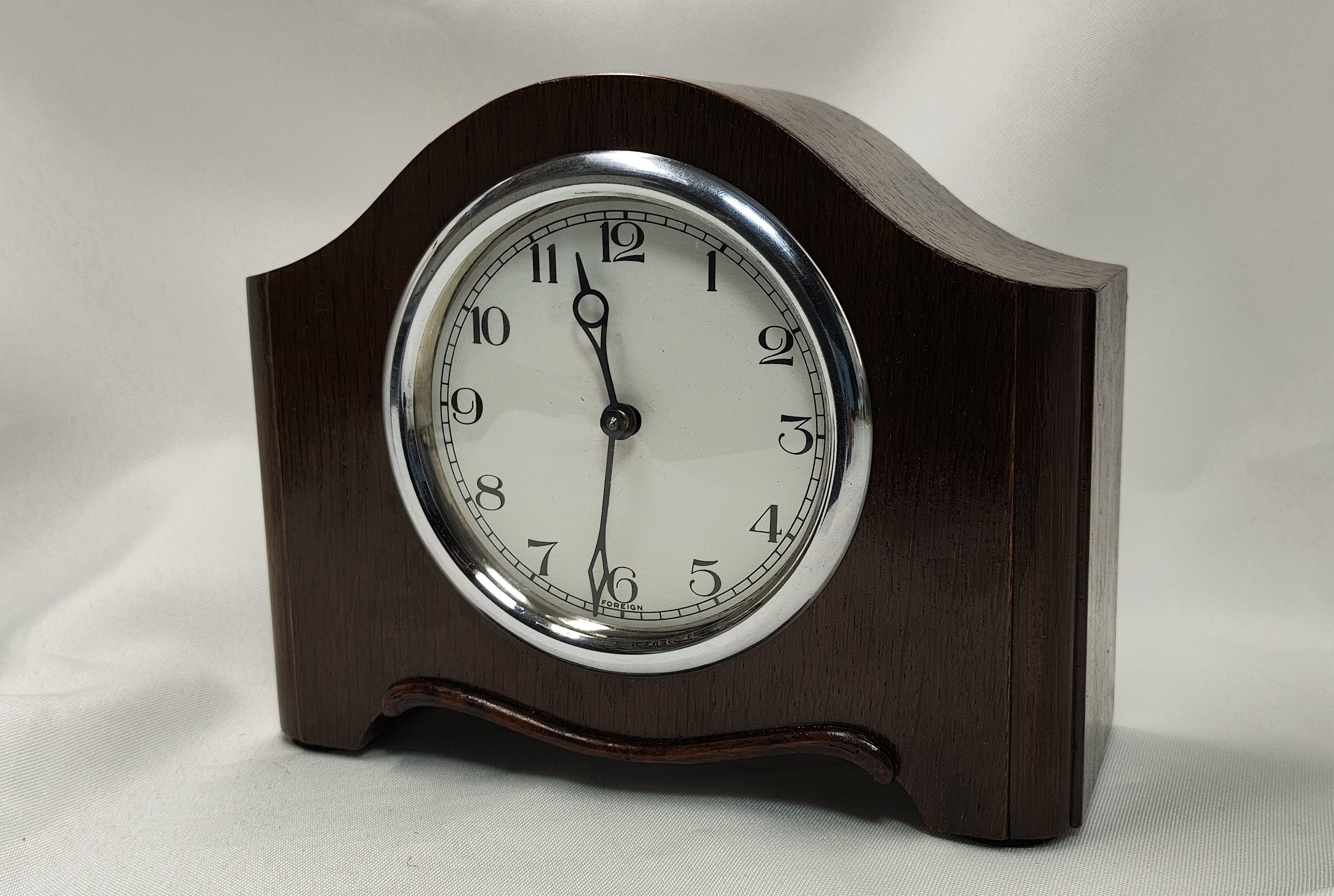 20th Century German Desk Mantle Table Cabinet Windup Clock - Etsy