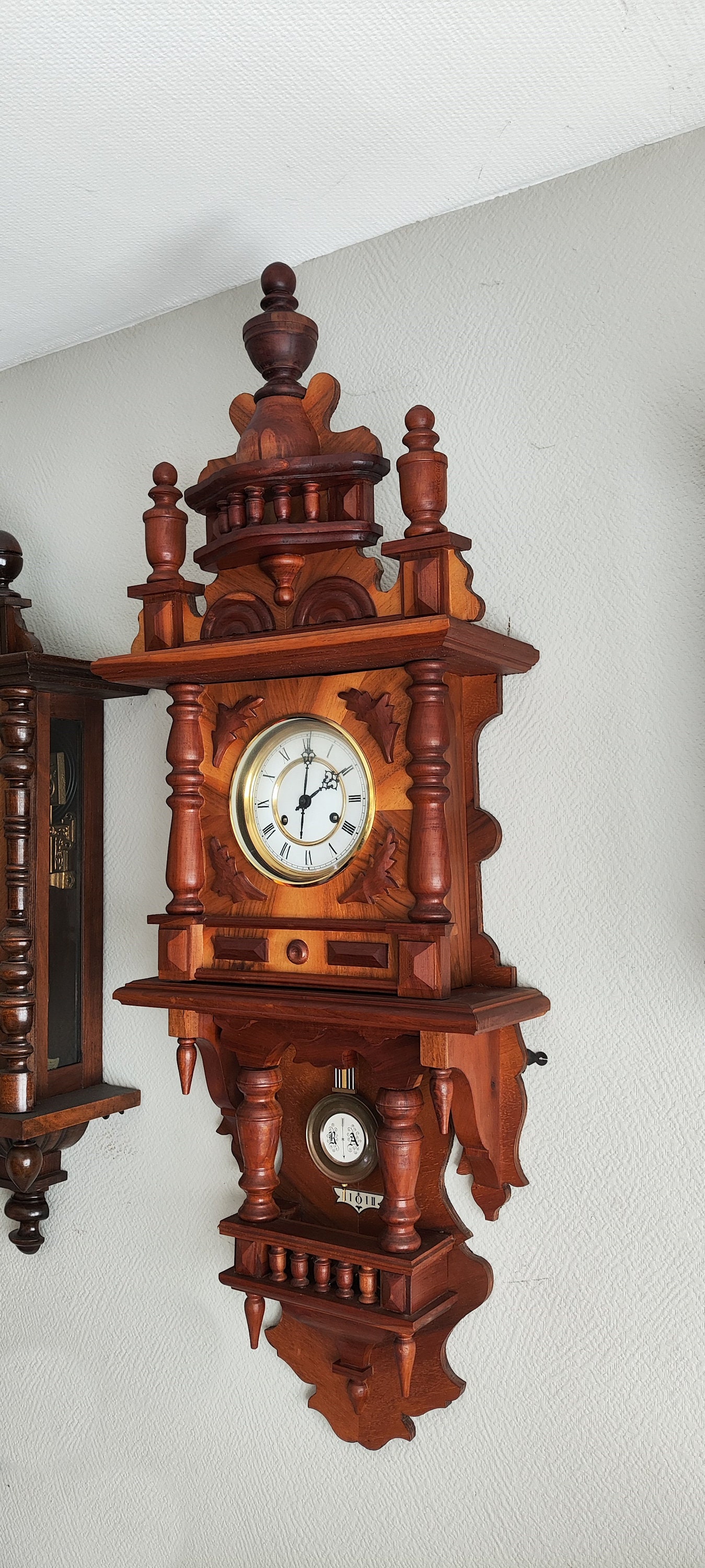 Franz Hermle & Sons Mechanical Wall Pendulum Clock - Etsy