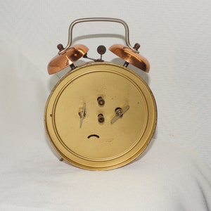 Mauthe Vintage German Wind-up Alarm Clock 2 Bells Working Condition - Etsy