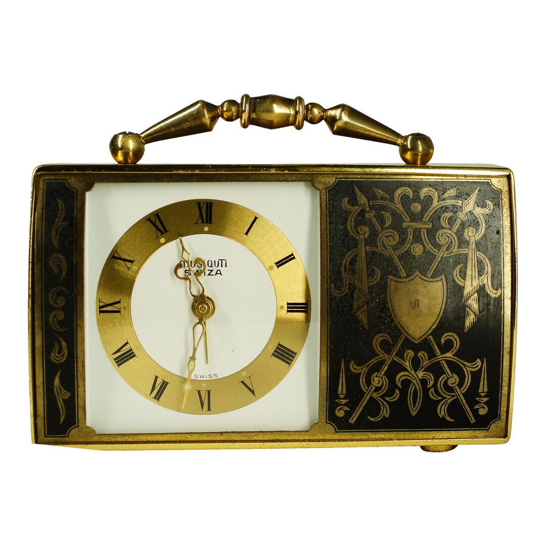 1970 Uti Swiza Music Box Alarm Clock, Made in Swiss - Etsy