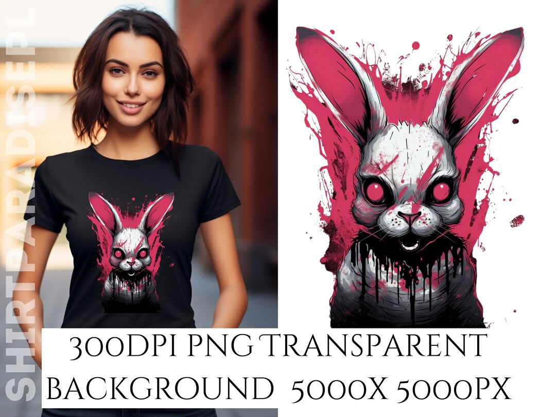 Crazy Trippy Bunny Funny Easter Print Svg for Shirt Colorful Easter ...