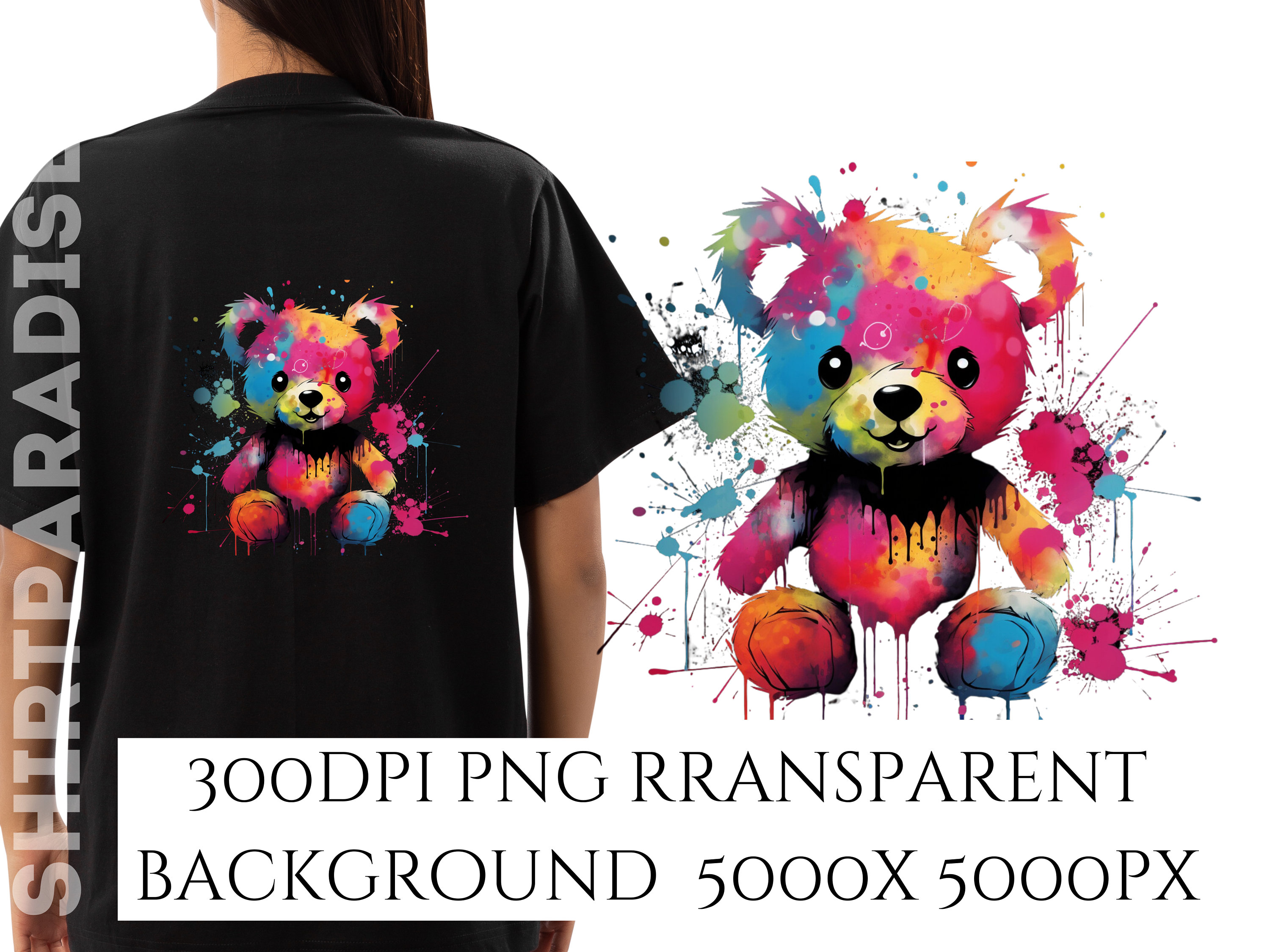 Teddy Bear Png for Dtf Png, Png Designs for Shirt, Hiphop Png, Png for ...