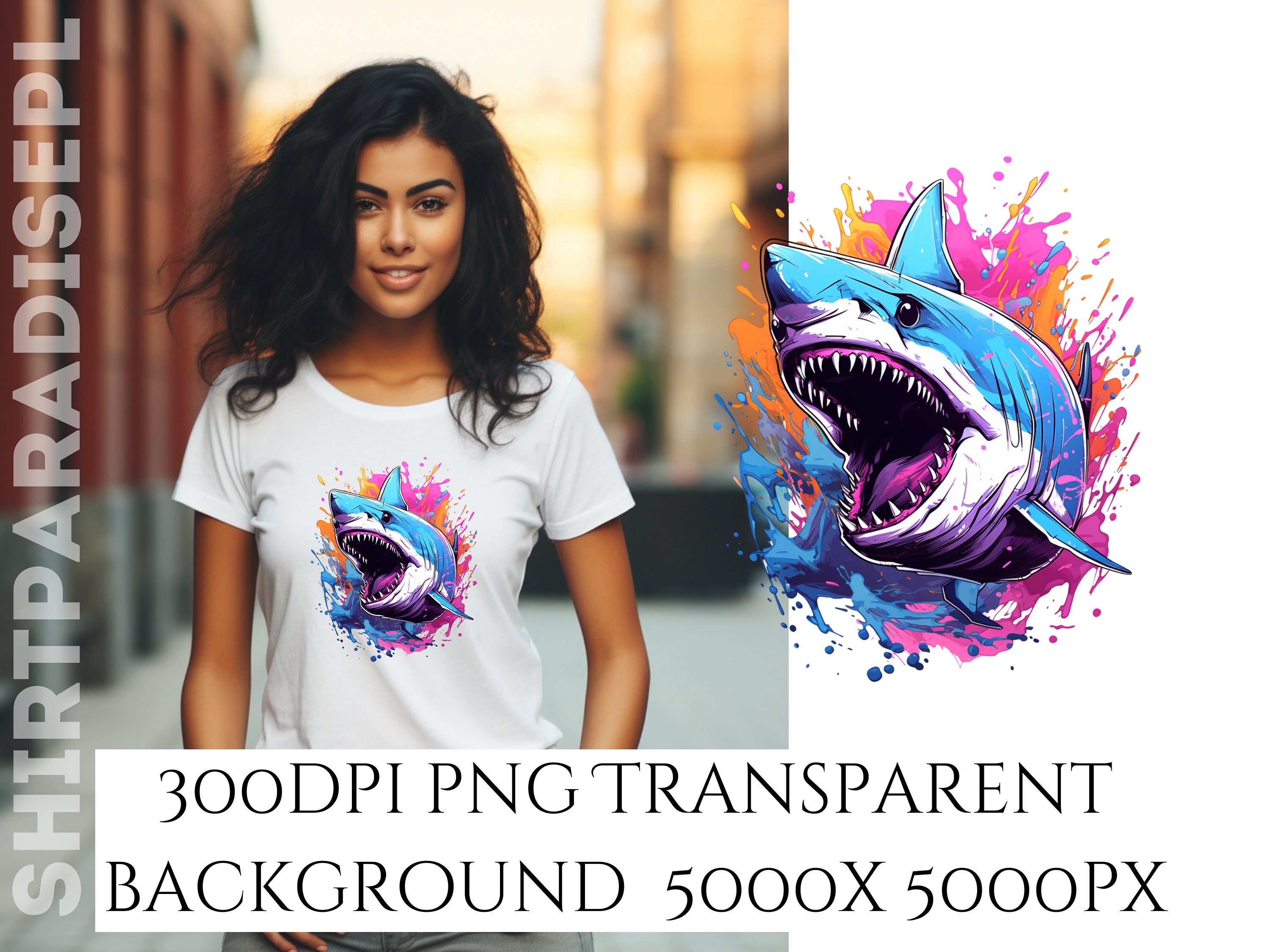 Shark Png Shark Png Clipart Cartoon Shark Png Father Png Funny Shark ...