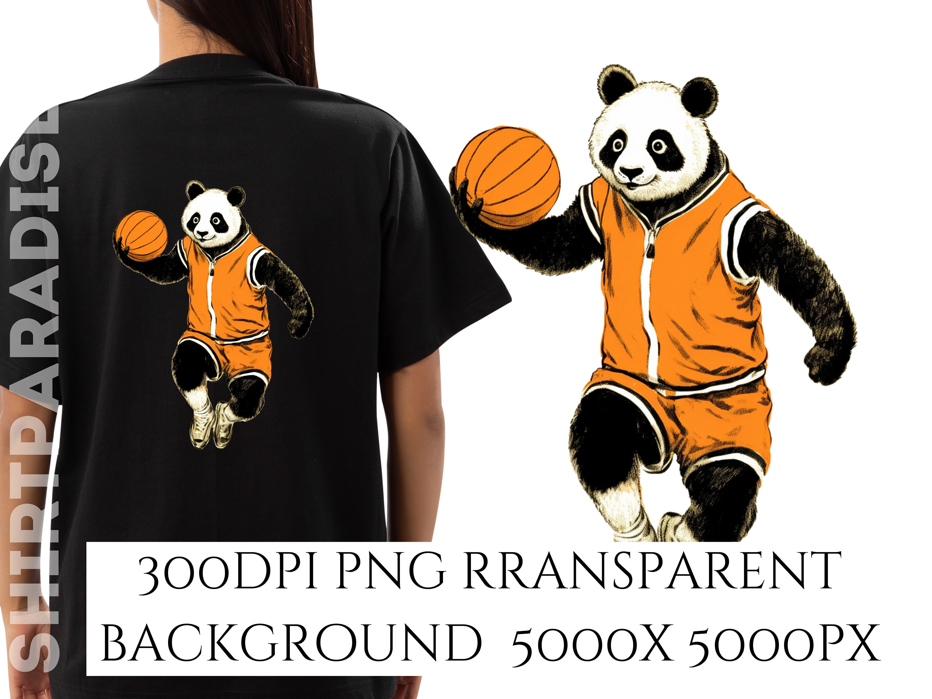 Panda Bear Png for Colorful Png Design. Png for Shirt, Sublimation ...