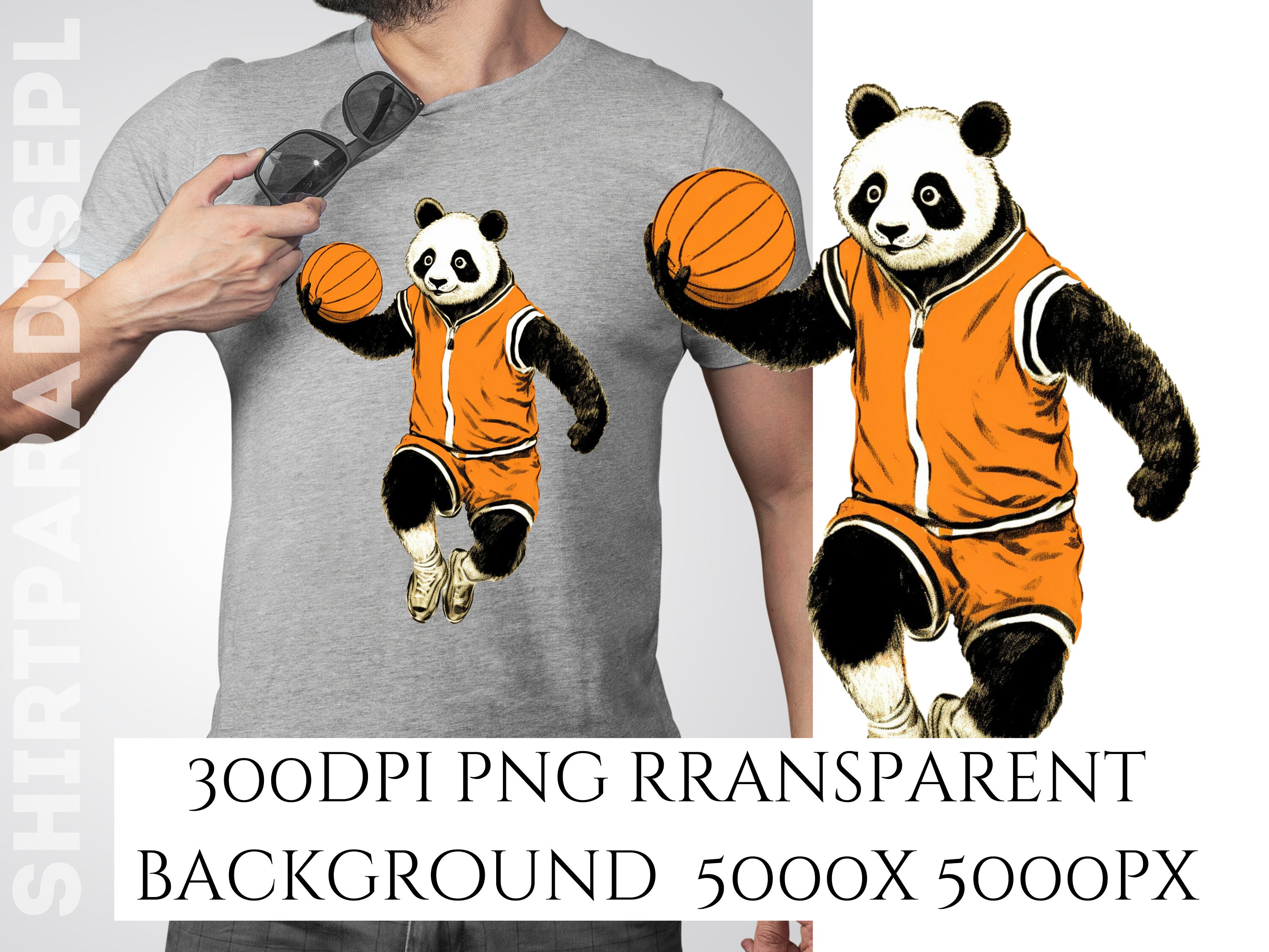 Panda Bear Png for Colorful Png Design. Png for Shirt, Sublimation ...