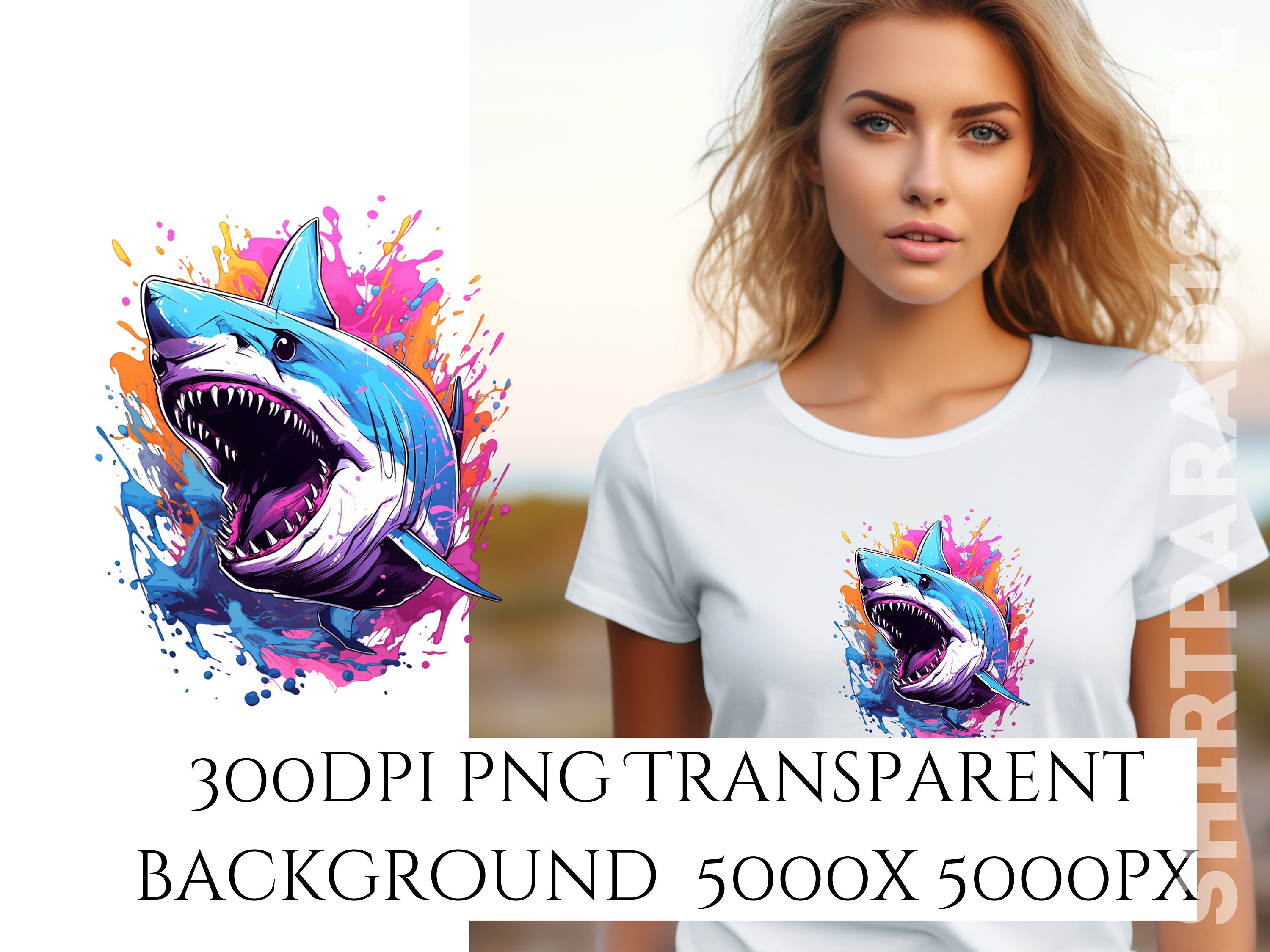 Shark Png Shark Png Clipart Cartoon Shark Png Father Png Funny Shark ...